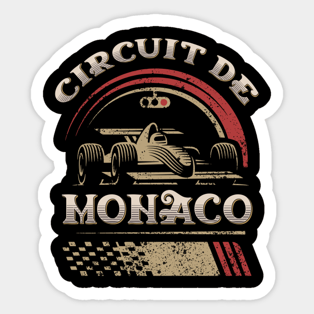 Circuit de Monaco - F1 - Sticker | TeePublic