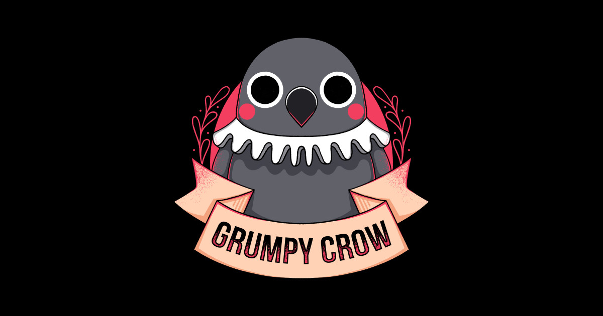 Grumpy Crow - Love And Deepspace - Sticker | TeePublic