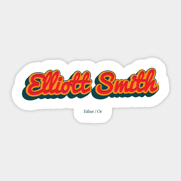 Elliott Smith - 1997 - Sticker | TeePublic