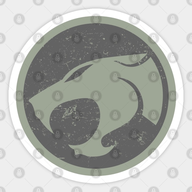 Eye of Panther - 1985 Vintage CREST - Cats - Sticker | TeePublic