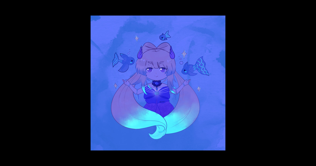 Kokomi under the sea [GLOW] ♥ - Kokomi - Sticker | TeePublic