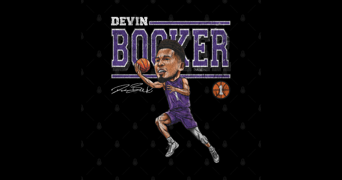 Devin Booker Cartoon - Devin Booker - Sticker | TeePublic