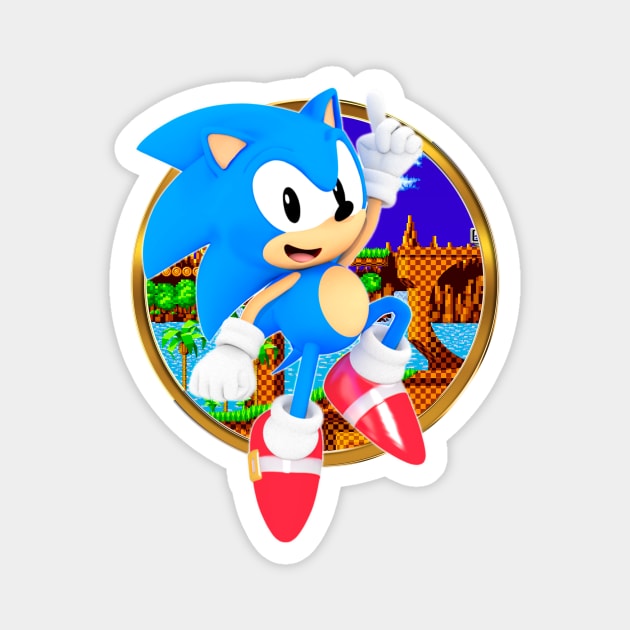 Sonic The Hedgehog - Sonicthehedgehog - Magnet | TeePublic