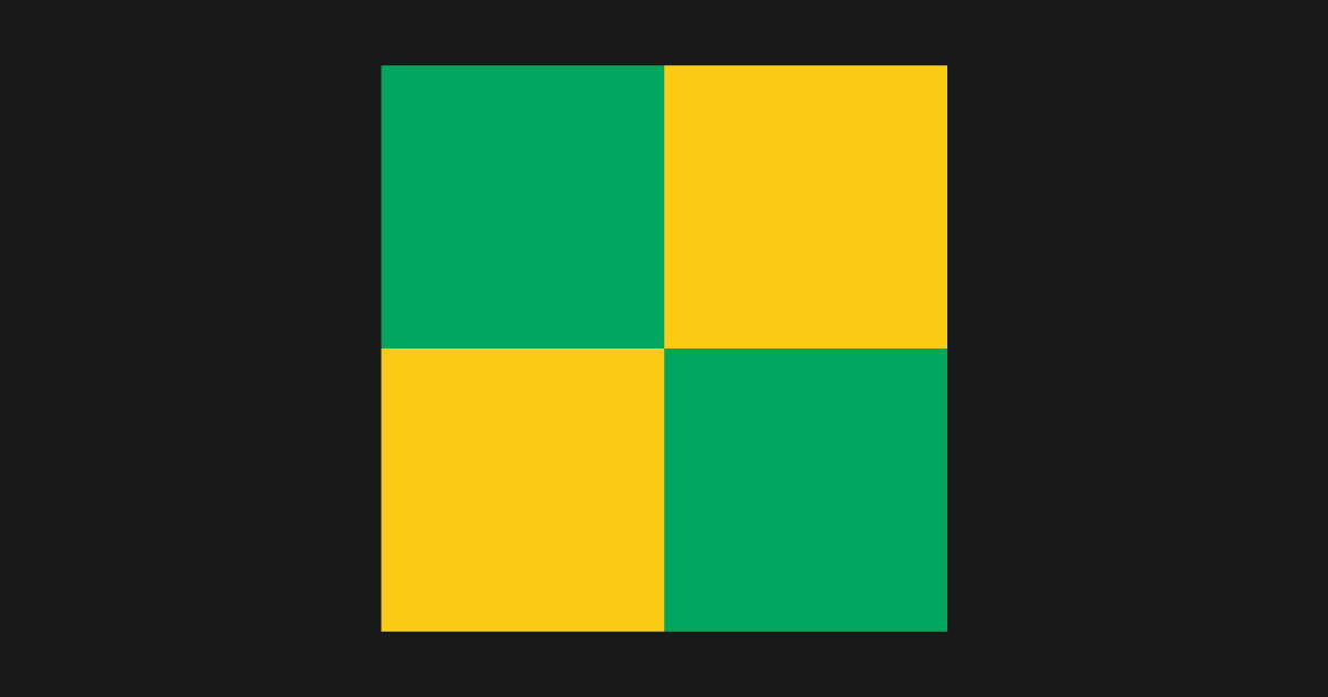 Norwich City Green and Yellow Checkered Fan Flag - Norwich City - T ...