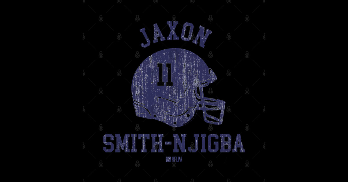 Jaxon Smith-Njigba Seattle Helmet Font - Jaxon Smith Njigba - Sticker ...