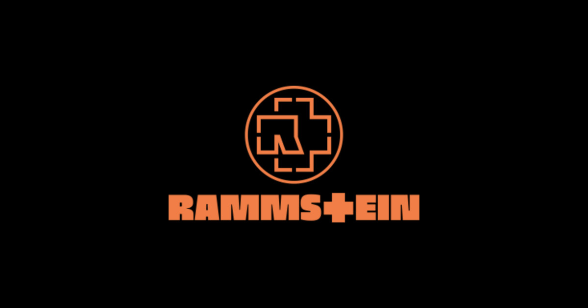 Rammstein vintage orange logo - Rammstein - Posters and Art Prints ...