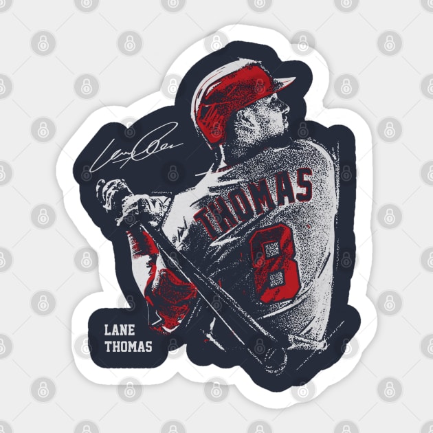 Thomas Cleveland Bitmap - Baseball - Sticker | TeePublic