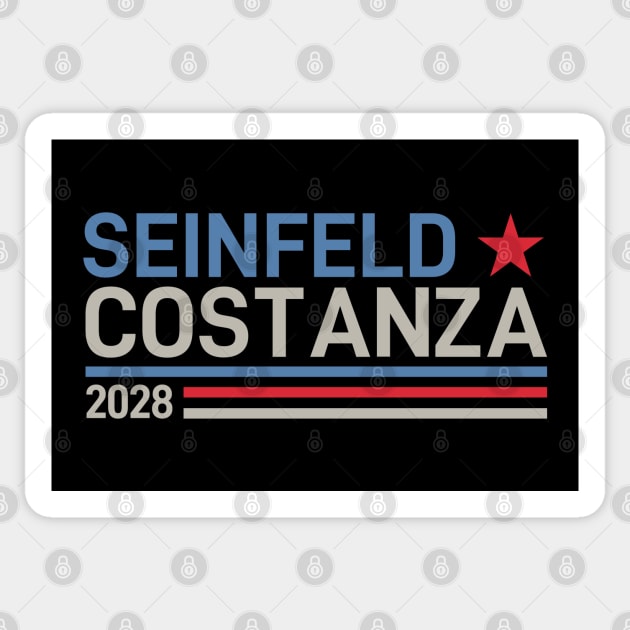 Seinfeld Costanza 28 Presidential Election 2028 - Seinfeld - Sticker ...