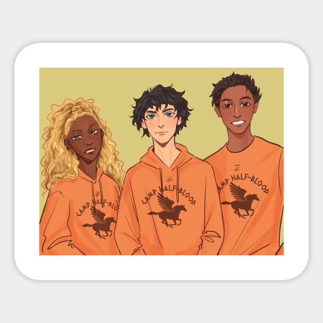 PJO Trio - Percy Jackson - Sticker | TeePublic