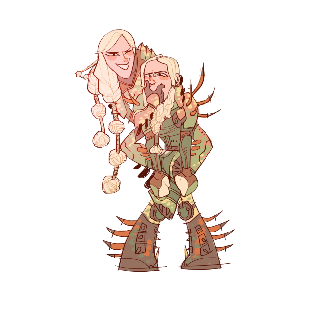 Ruffnut and Tuffnut - How To Train Your Dragon - T-Shirt | TeePublic