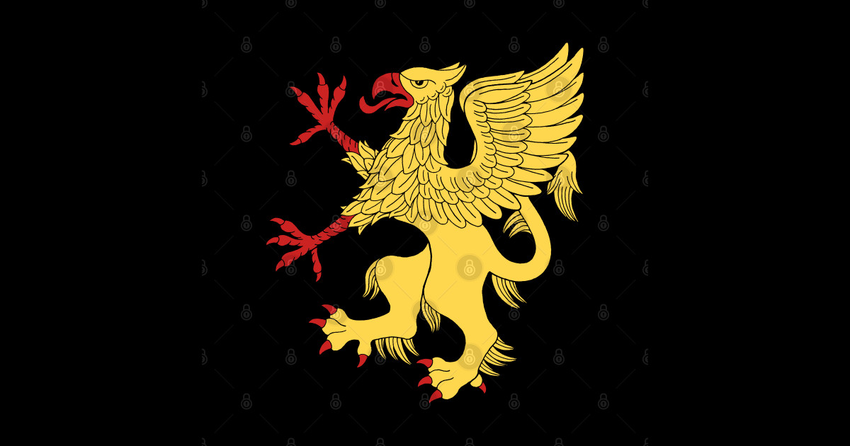 Griffin Rampant Or - Griffin - Posters and Art Prints | TeePublic