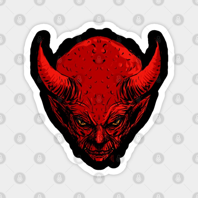 Red Devil - Devil - Magnet | TeePublic
