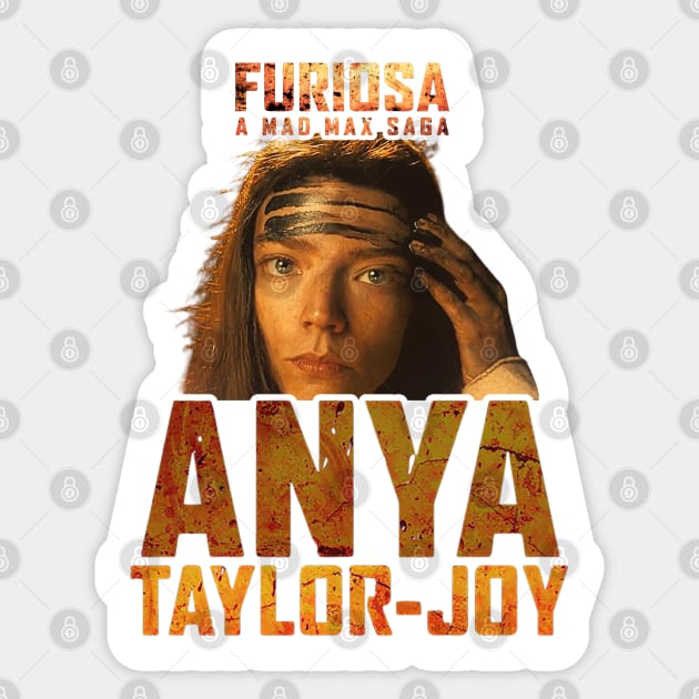 Furiosa: A Mad Max Saga Anya Taylor Joy Furiosa - Furiosa - Sticker ...