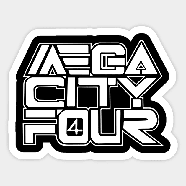 Mega City Four "Mega City Four" - Punk - Sticker | TeePublic