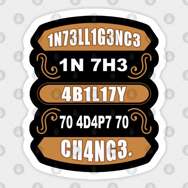 Stephen Hawking Intelligence - Stephen Hawking Intelligence - Sticker ...