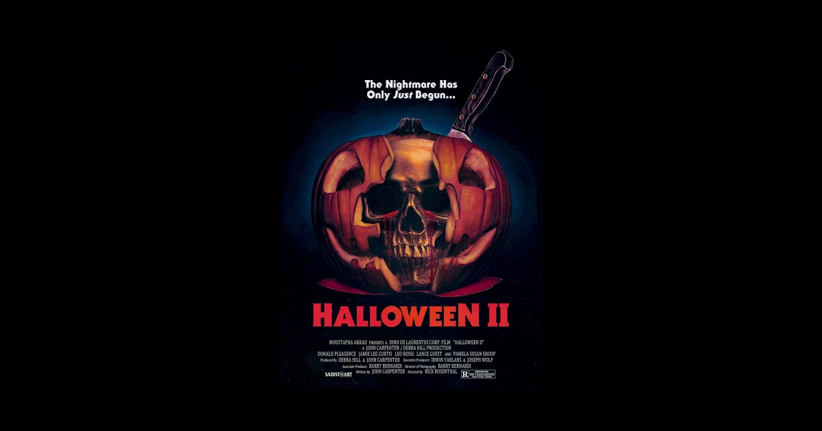 Halloween 2 Movie Poster - Halloween - Sticker | TeePublic