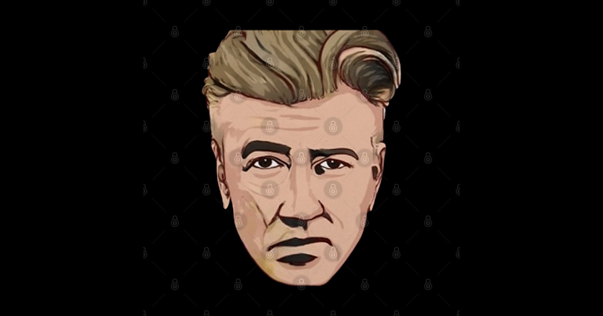 David Lynch Cartoons - David Lynch - Sticker | TeePublic