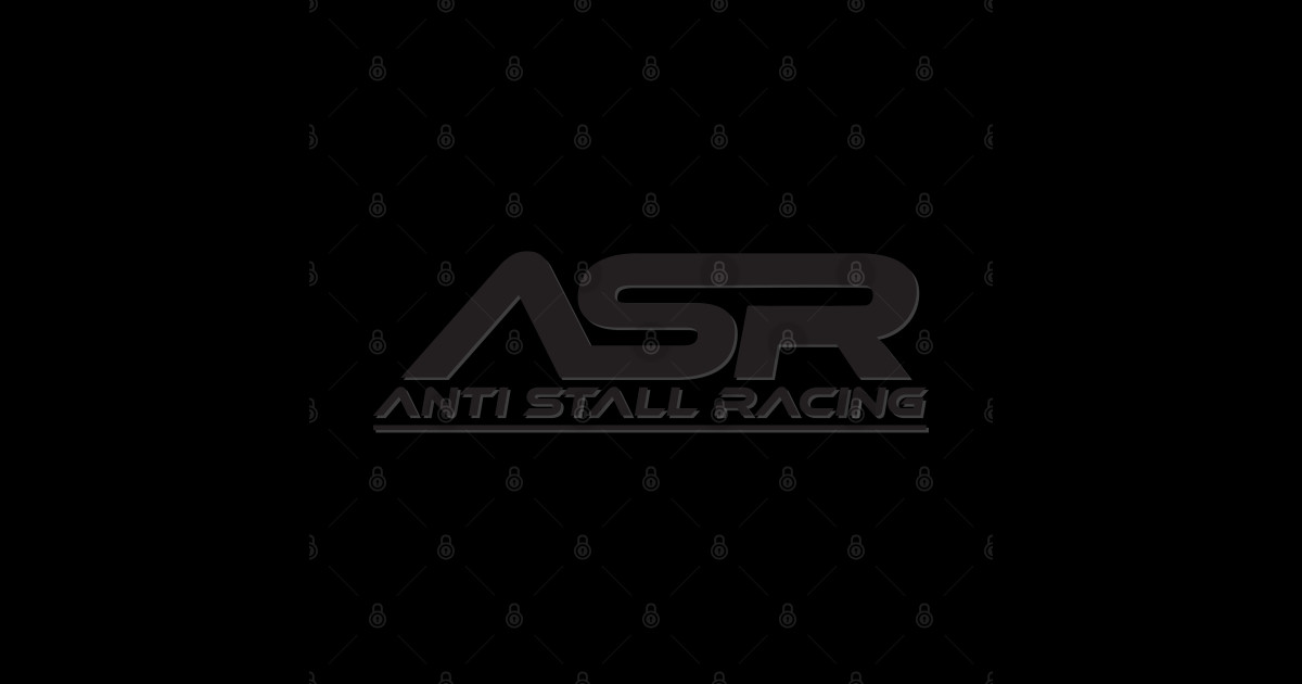 Anti Stall Racing Logo - Black - Racing - Sticker | TeePublic