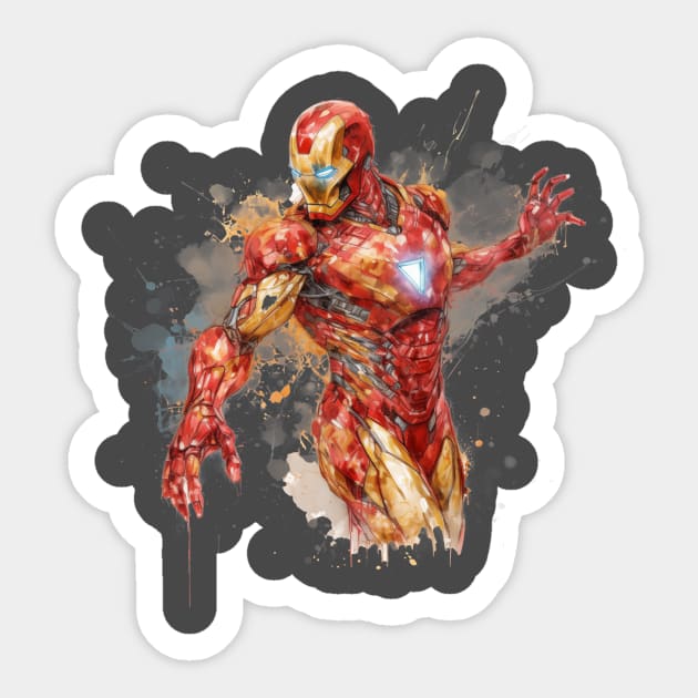 IRON MAN FADING OUT - Ironman - Sticker | TeePublic