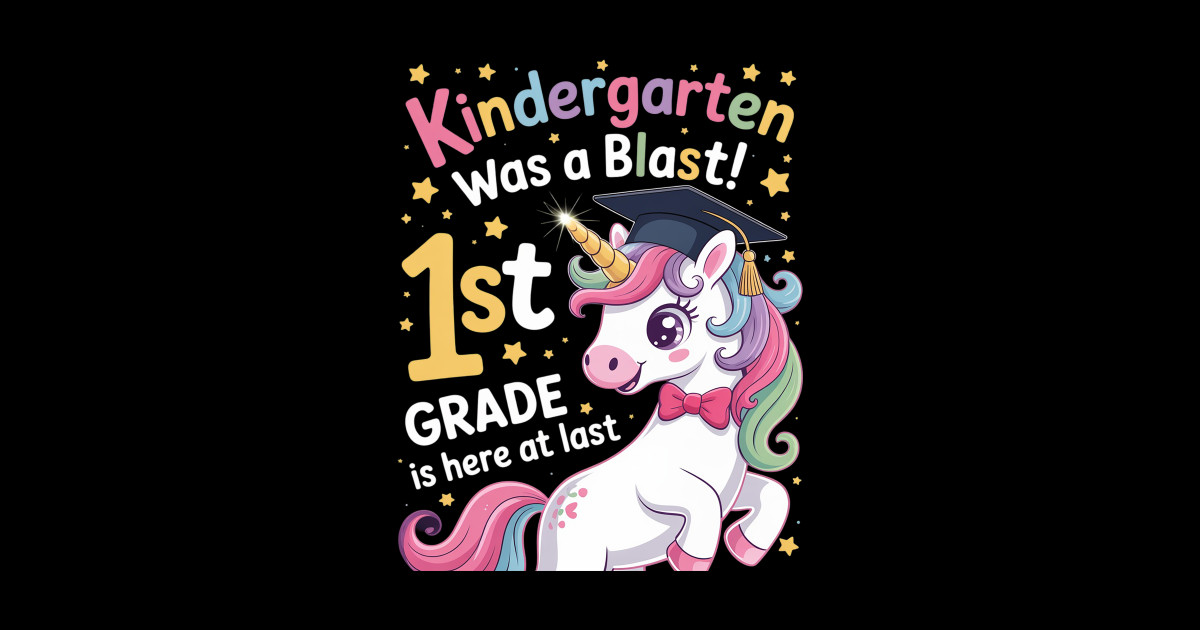 Kindergarten Graduation Unicorn Kindergarten Graduate Girls ...