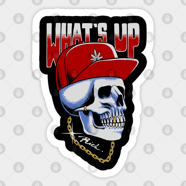 What's Up - Rapper - Sticker | TeePublic