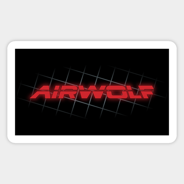 Airwolf Logo - Airwolf - Sticker | TeePublic