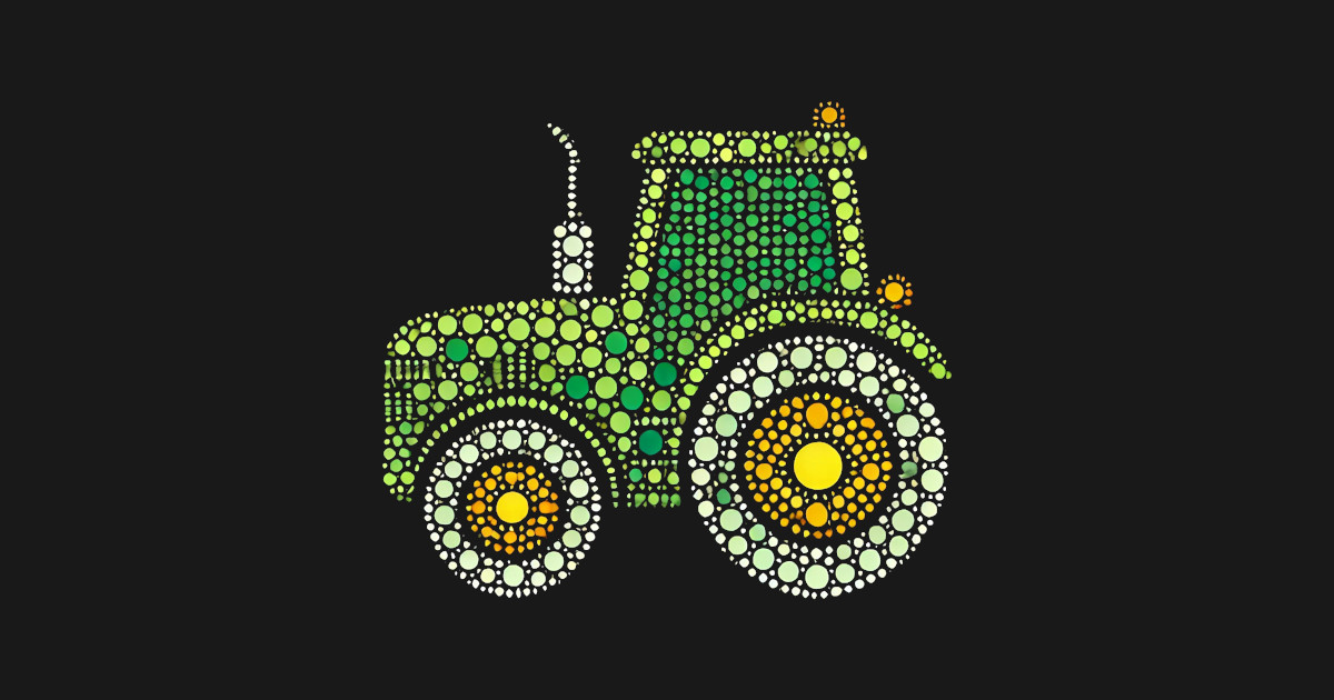 Happy Dot Day Cute Dot Tractor For Kids Man Woman - Happy Dot Day ...