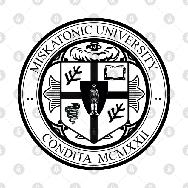 Miskatonic University Logo - Lovecraft - T-Shirt | TeePublic