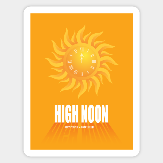High Noon - Alternative Movie Poster - High Noon - Sticker | TeePublic