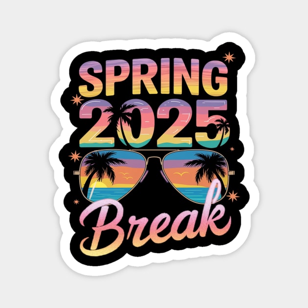 Aesthetic 2025 Spring Break Friends Family - Aesthetic 2025 - Magnet ...