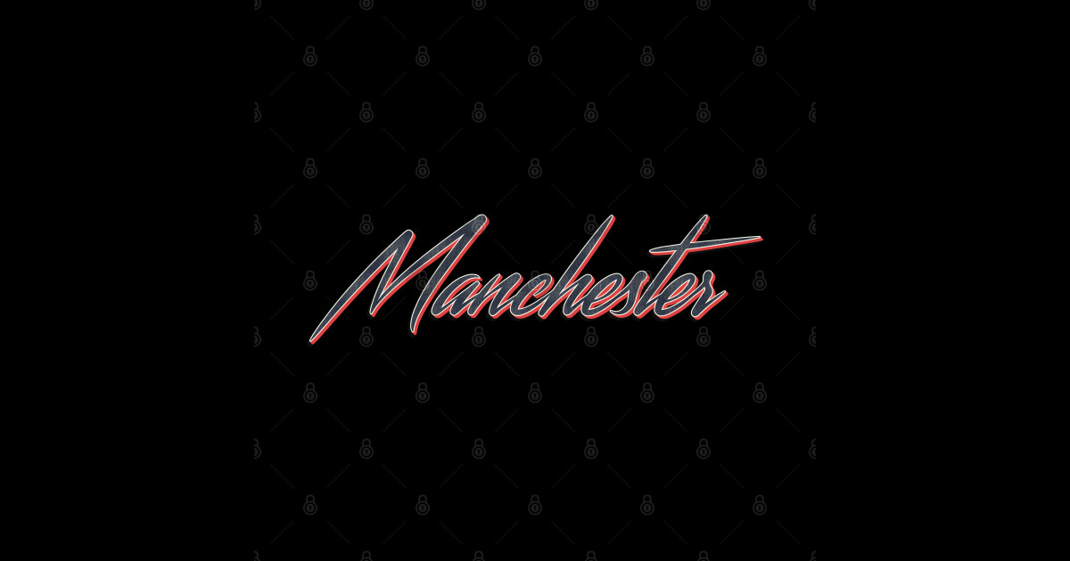 Manchester - Manchester - Sticker | TeePublic