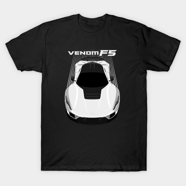 Hennessey Venom F5 - White - Hennessey Venom F5 - T-Shirt | TeePublic