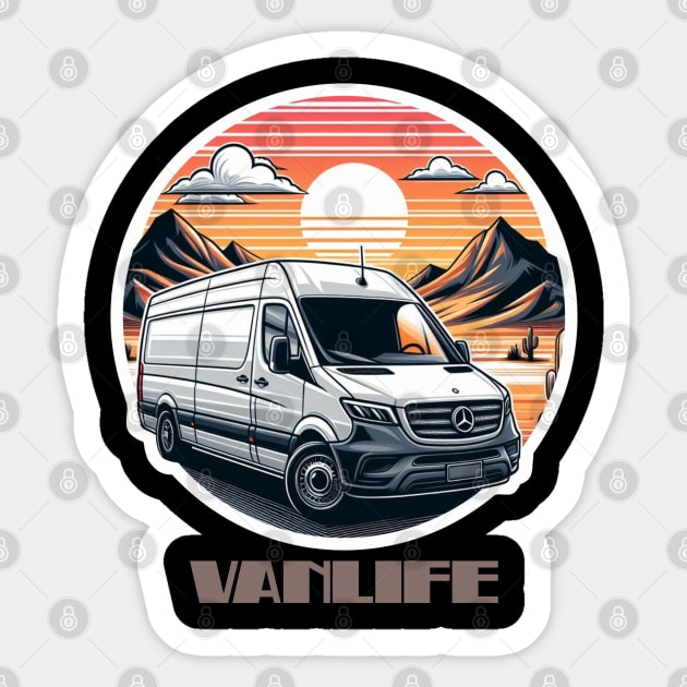 Mercedes sprinter Van - Sprinter - Sticker | TeePublic