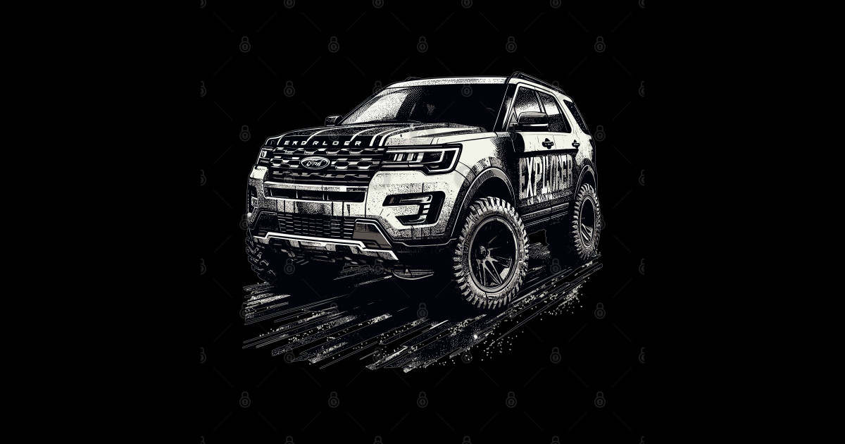 Ford Explorer - Ford - Posters and Art Prints | TeePublic