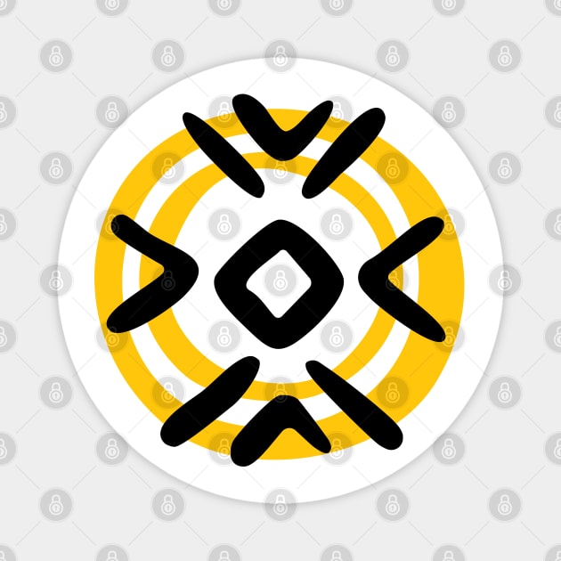 Gold Lucky Coin | Celtic Pattern Charm - Lucky Coin - Magnet | TeePublic