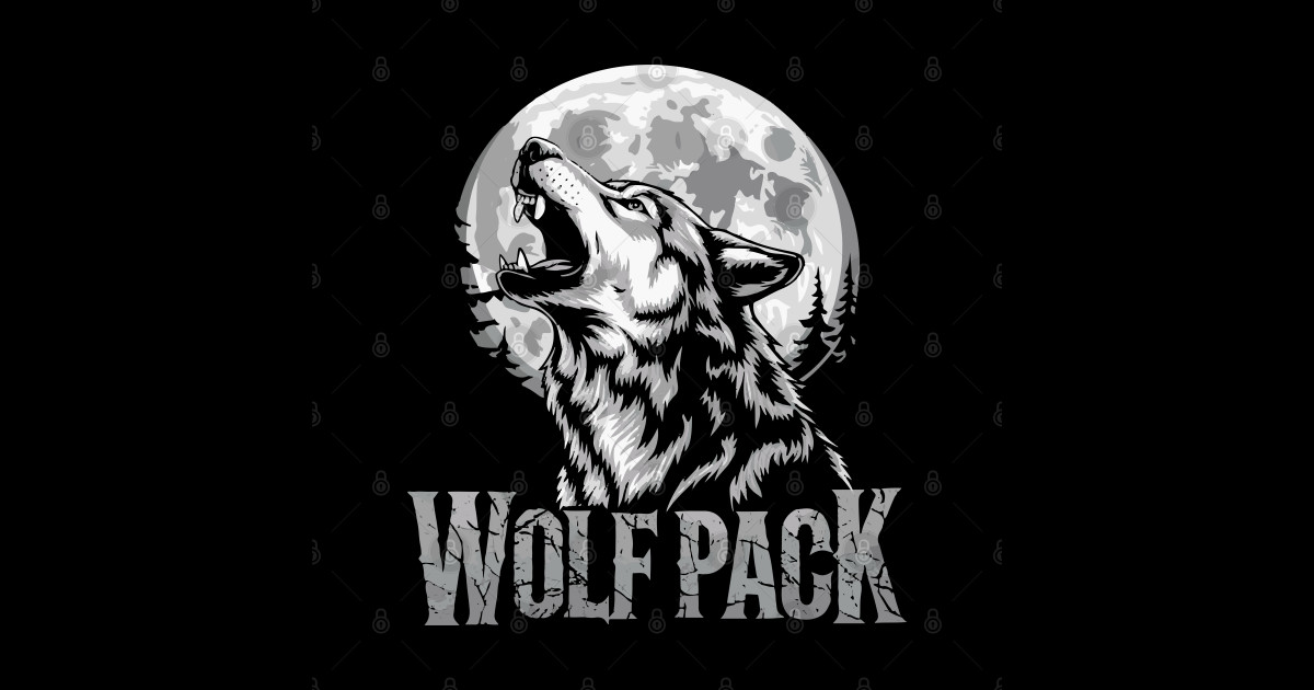 Wolf Pack - Wolf Pack - Sticker | TeePublic