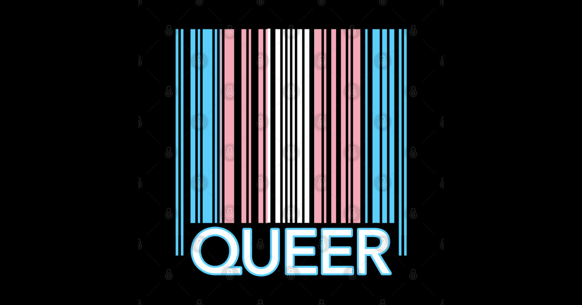 Queer Barcode - Queer Barcode - Sticker | TeePublic
