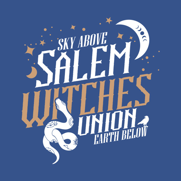 Salem Witches Union white - Salem Witches Union - T-Shirt sold by ...