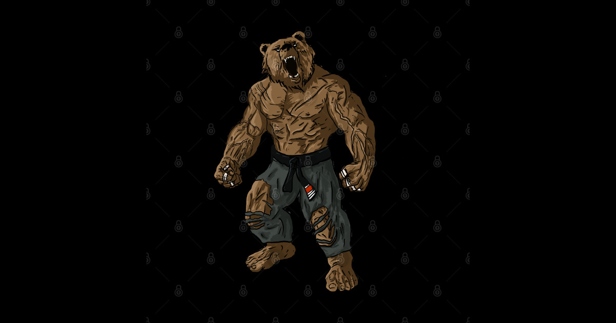Jiu Jitsu Bear - Brazilian Jiu Jitsu - Sticker | TeePublic