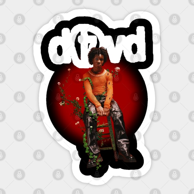D4vd - Red Glow - Musician - Sticker | TeePublic