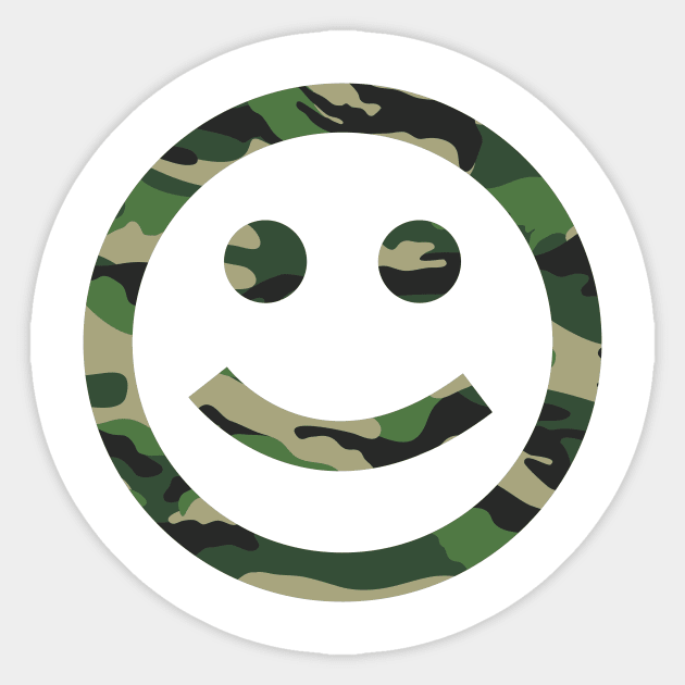 smile icon army - Smile - Sticker | TeePublic