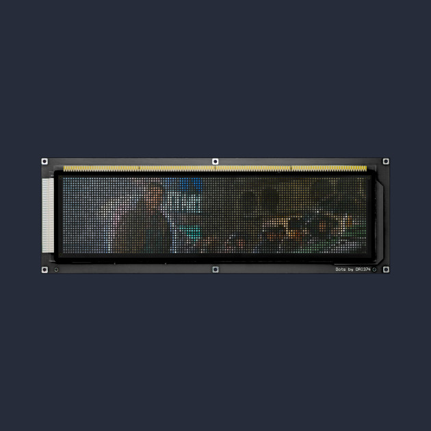 Blade Runner Dot Matrix Display - Pinball - T-Shirt | TeePublic