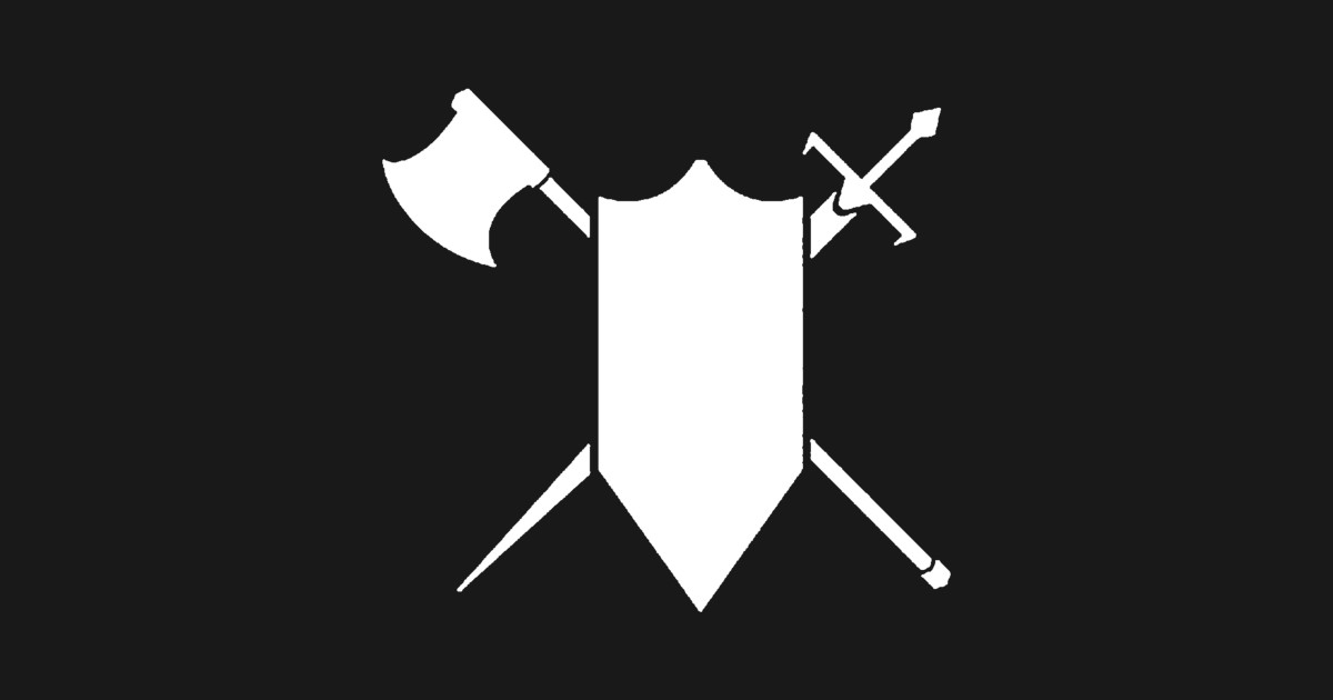 Sword, Axe, Shield - D20 - T-Shirt | TeePublic