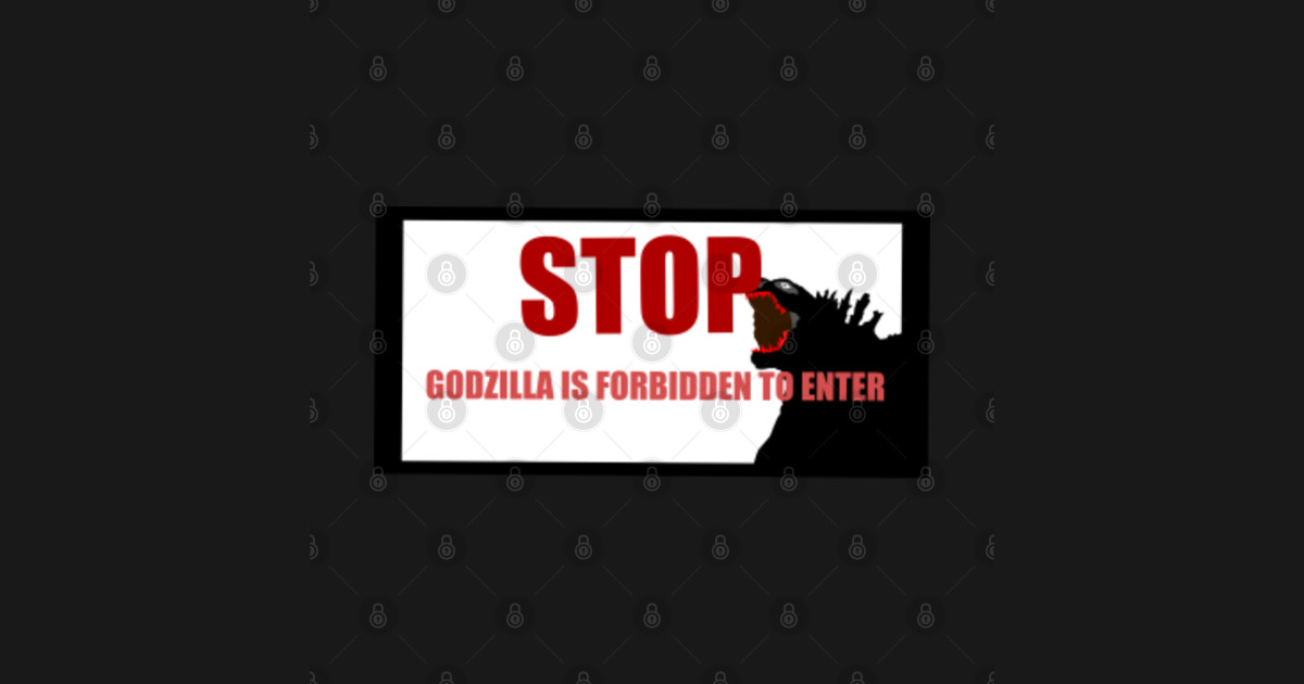 Godzilla Warning - Godzilla Flag - T-Shirt | TeePublic