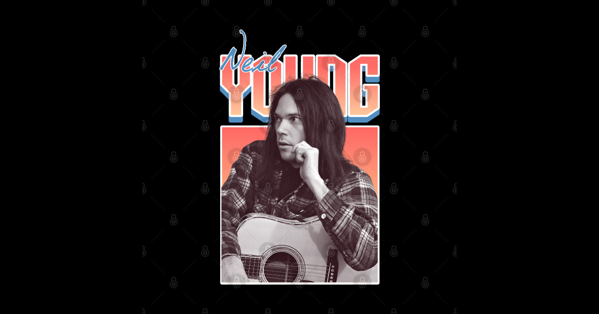 Neil young - Neil Young - Sticker | TeePublic