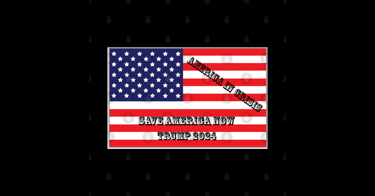 Save America Now Trump 2024 - Save America Now - Sticker | TeePublic