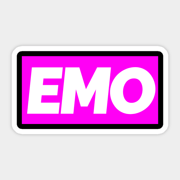 MINIMAL EMO LOGO - Emo - Sticker | TeePublic