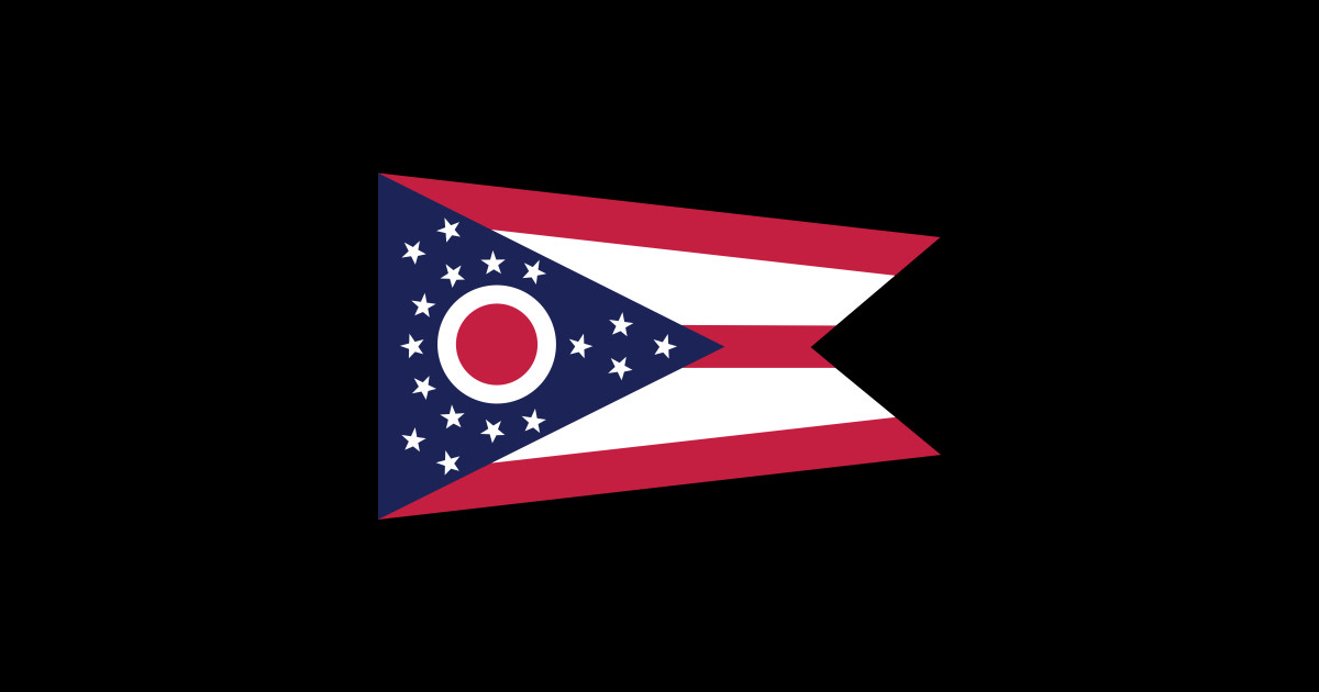 Ohio - Ohio Flag - Sticker | TeePublic