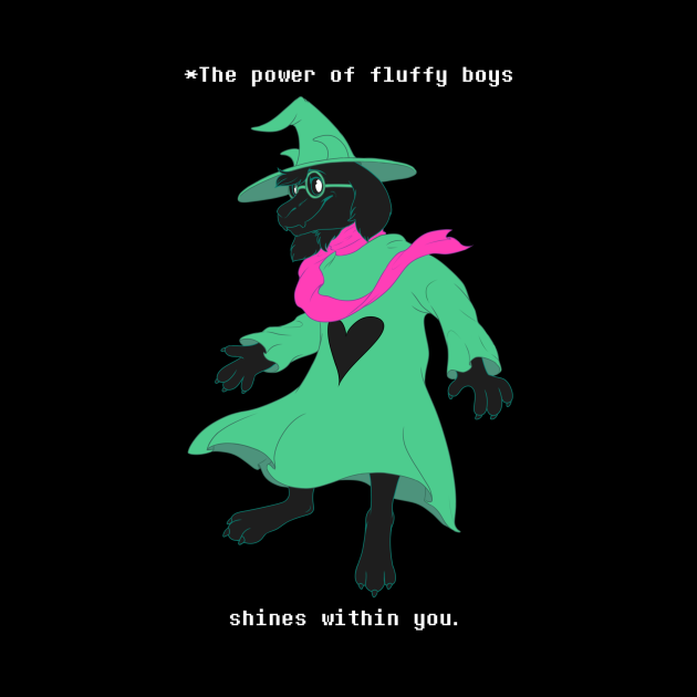 The Power of Fluffy Boys Shines Within You (Deltarune - Ralsei Shadow ...
