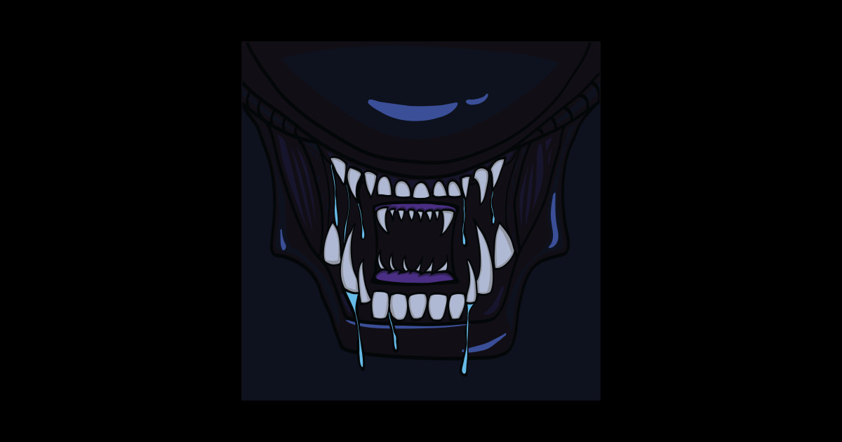 Alien Xenomorph Mouth - Alien - Magnet | TeePublic